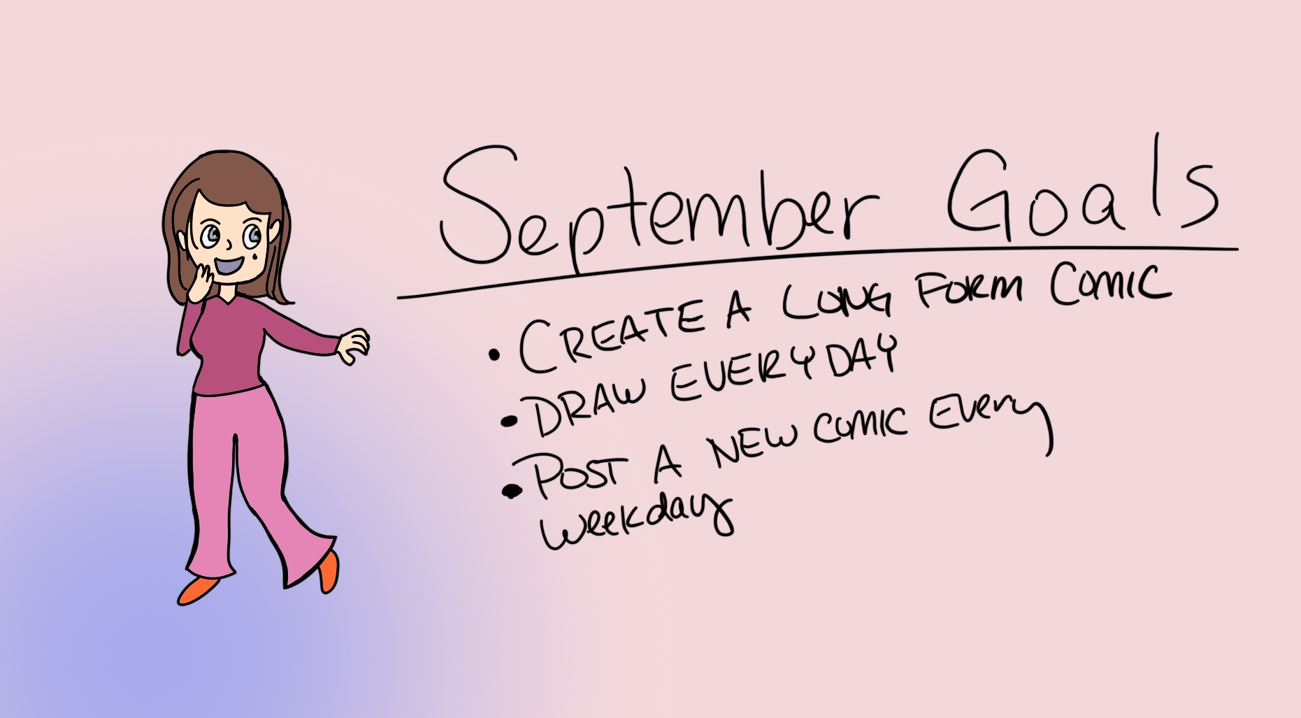 September Goals – Magenta Sketches