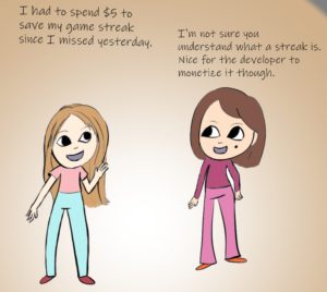 Game Streaks – Magenta Sketches