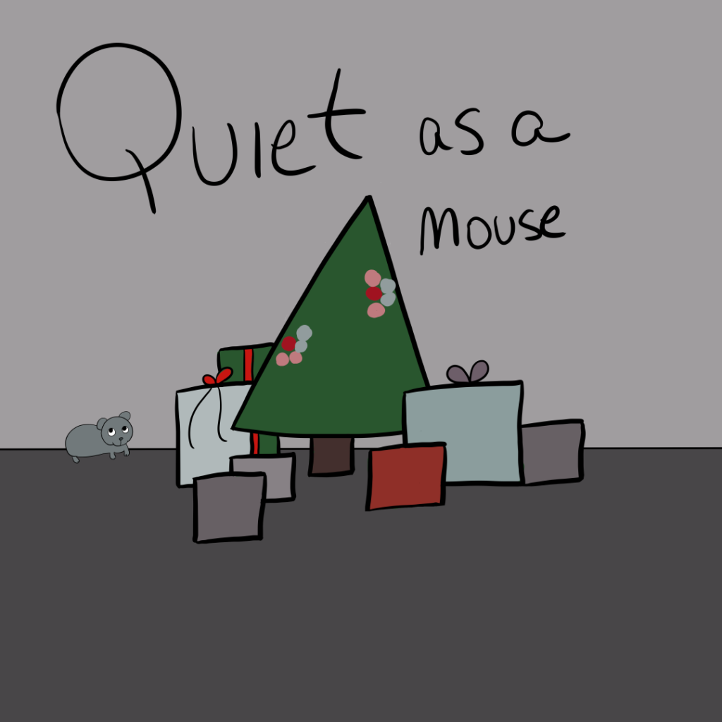 Q is for Quiet as a Mouse – Magenta Sketches